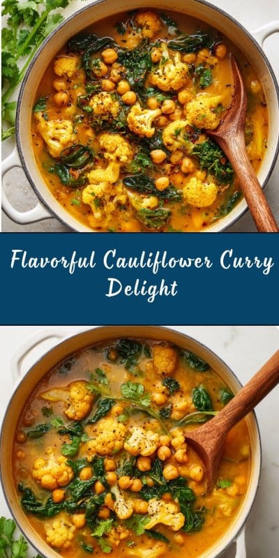 Cozy Cauliflower Curry Recipe: Vegan Comfort Food Delight