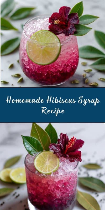 Hibiscus Syrup Recipe: Create Your Own Floral Elixir