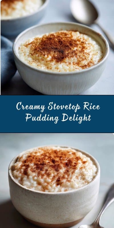 Easy Stovetop Rice Pudding - Creamy Dessert Recipe