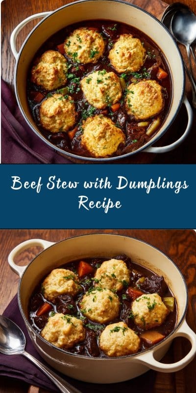 Beef Stew with Dumplings Recipe: A Cozy Winter Warmer
