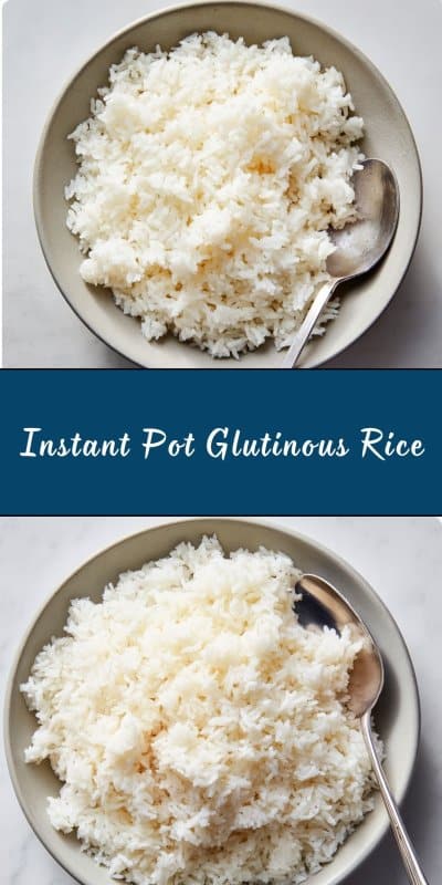 Instant Pot Sticky Rice Recipe - Easy Asian Comfort Food