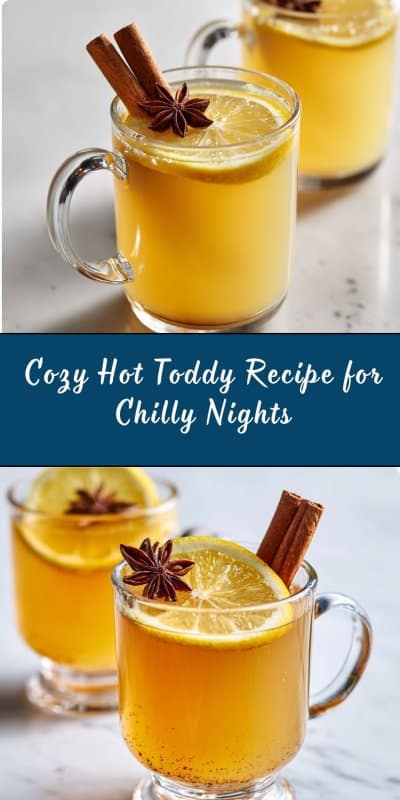 Hot Toddy Recipe: Warm Cocktail for Cozy Evenings