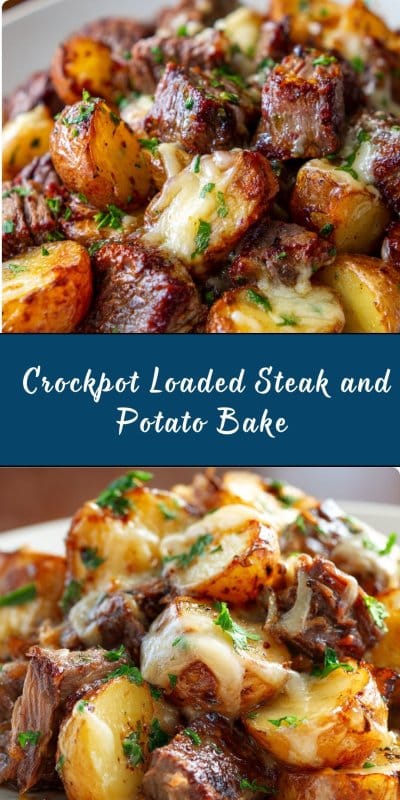 Crockpot Loaded Steak and Potato Bake: Ultimate Comfort Feast